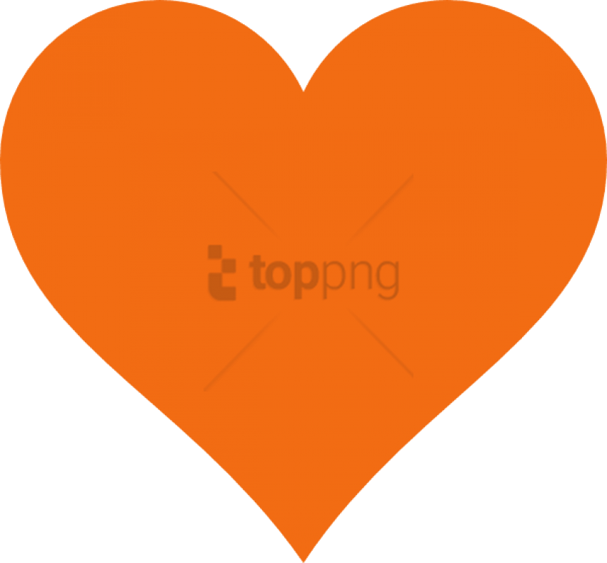 Heart Clip Art - Orange Heart Clipart - Free Transparent PNG Download ...