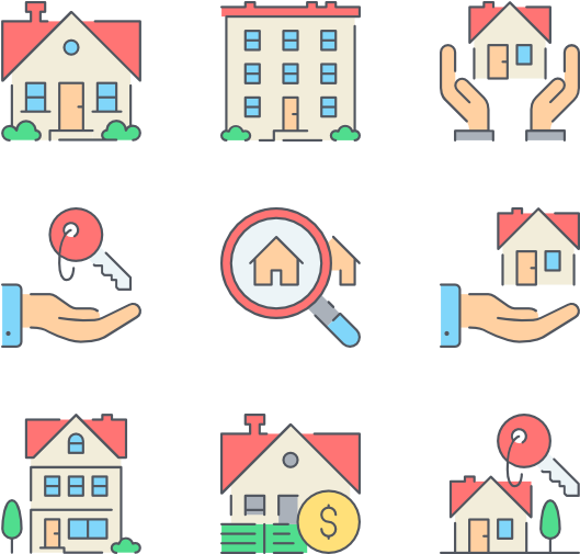 Real Estate 20 Icons - Web Development - Free Transparent PNG Download ...