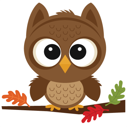 Download Fall Owl Scrapbook Cut File Cute Clipart Files For - Fall Owl ...