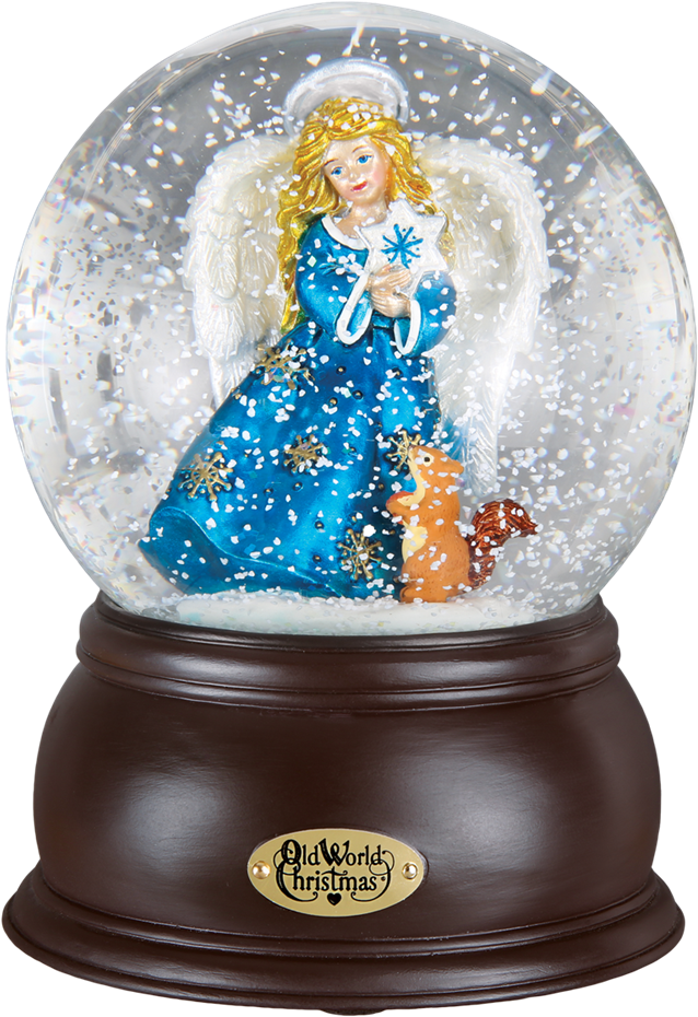 Download Snowflake Angel Snow Globe - Old World Christmas Fanciful ...