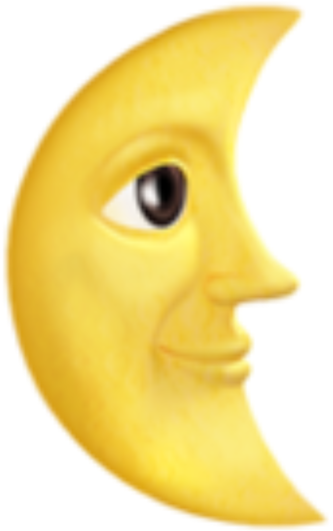 Download Moon Emoji Text PNG Image with No Background - PNGkey.com