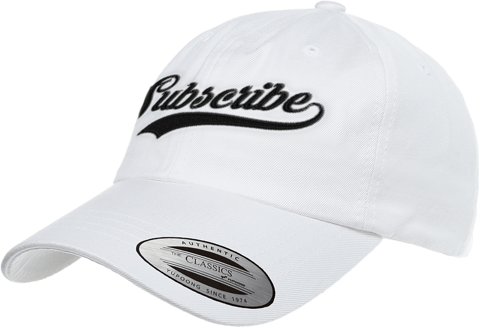 Callmecarson "subscribe" Dad Hat - Baseball Cap - Free Transparent PNG ...