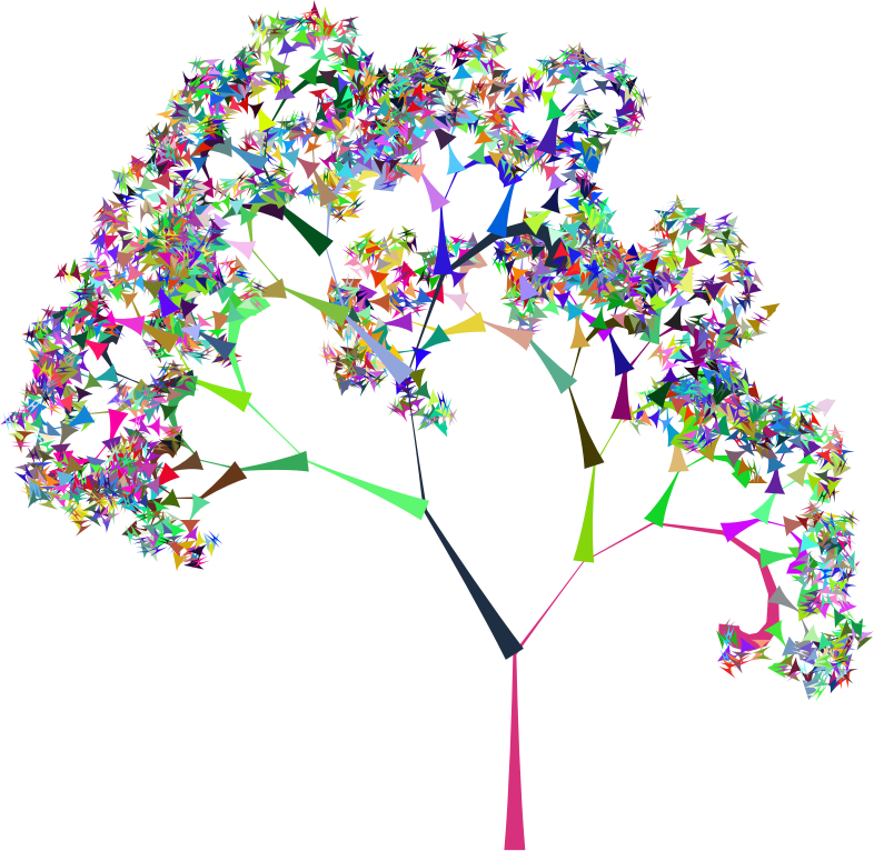 Download Geometric Tree - Diagram PNG Image with No Background - PNGkey.com