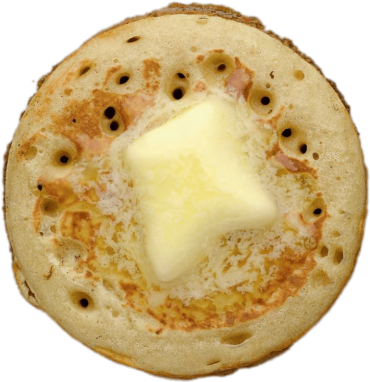 Download Food - Crumpets - Crumpets Transparent Background PNG Image ...