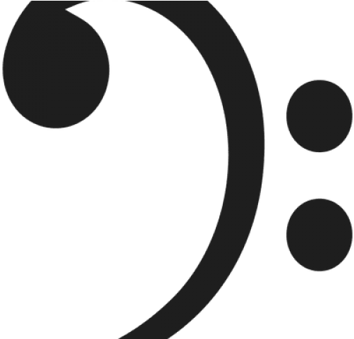 Clef Note Clipart Bass Clef - Circle - Free Transparent PNG Download ...