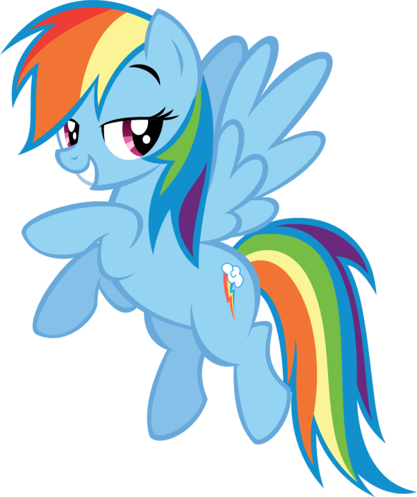 Download Mlp Rainbow Dash - My Little Pony Azul PNG Image with No ...