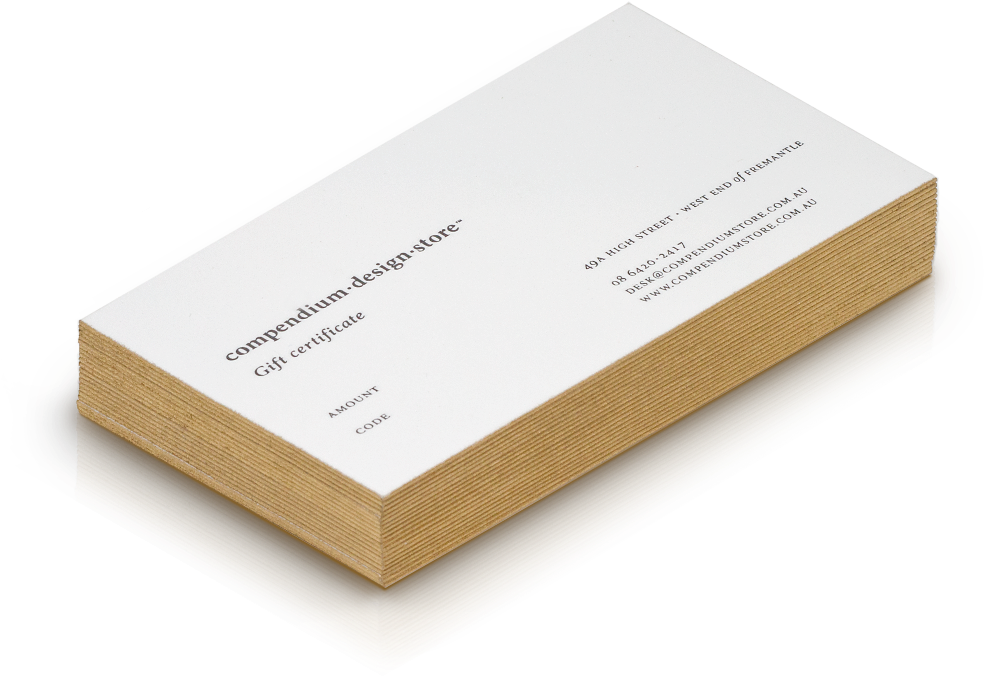 Download Compendium Design Store Gift Certificate - Paper PNG Image ...