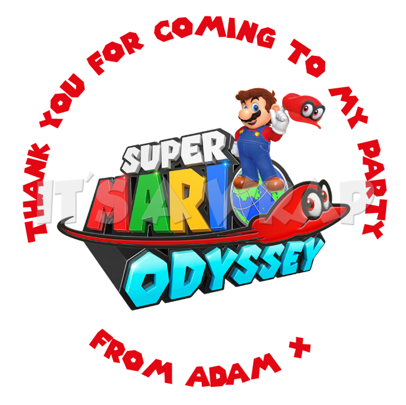 Mario Odyssey Sweet Cone Stickers - Free Transparent PNG Download - PNGkey