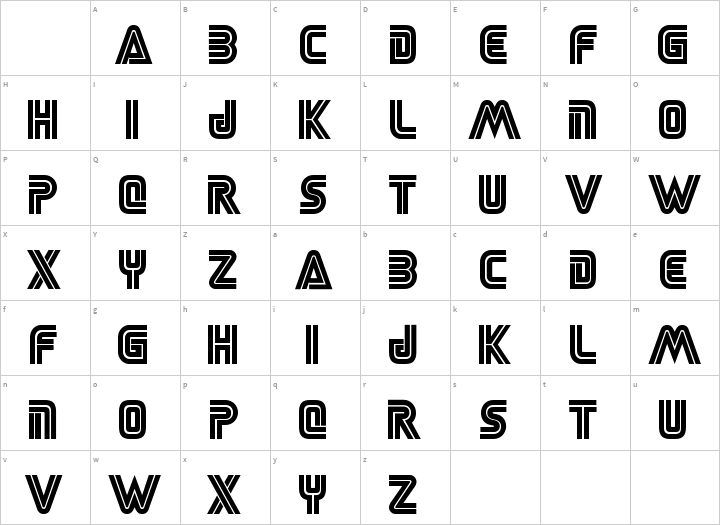 Download Glyph Map - Monochrome PNG Image with No Background - PNGkey.com