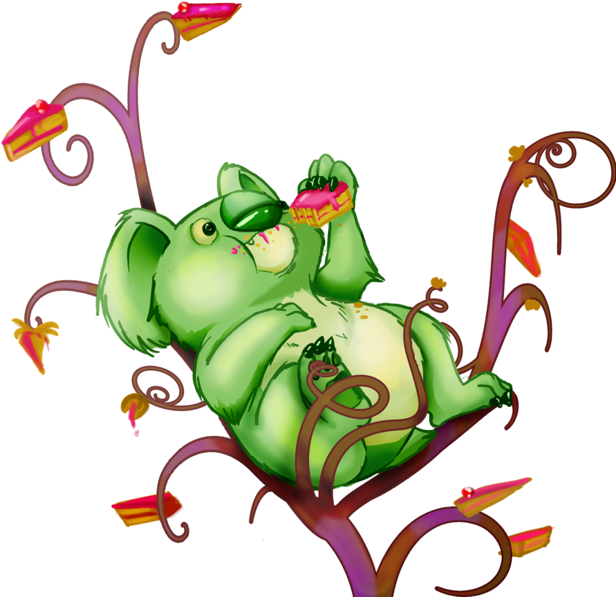 Download Green Koala 1 By Jutchy Green Koala 1 By Jutchy PNG Image with ...