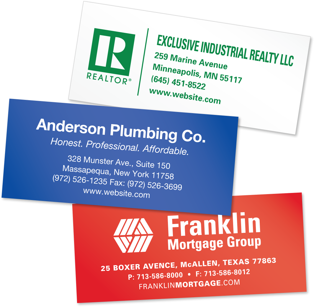 Download Picture Of Return Address Labels - Realtor PNG Image with No ...