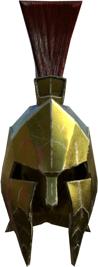 Spartan Helmet Front View