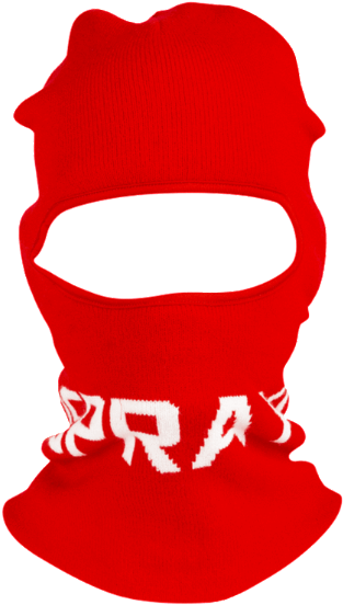 Red Sprayground Logo Ski Mask - Carmine - Free Transparent PNG Download ...