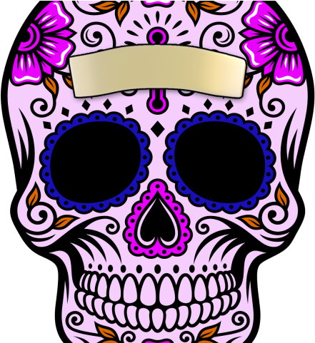 Download Sugar Skull Clipart Transparent Background - Calavera Dia De ...