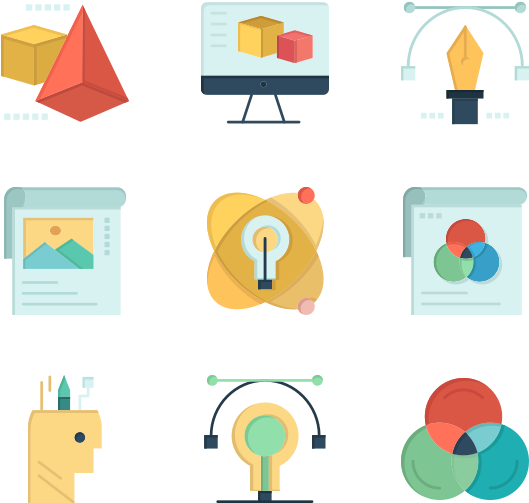 Download Design, Thinking And 3d Model Printing PNG Image with No ...