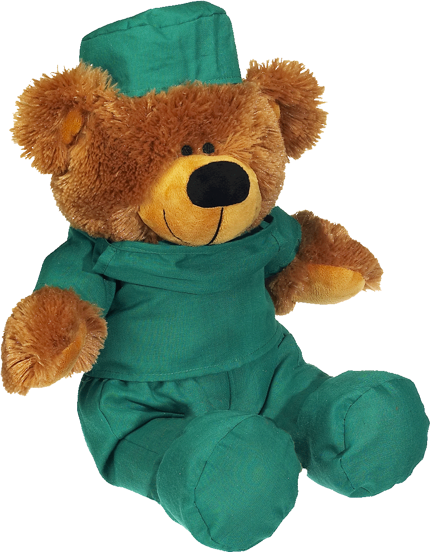 Download Embroider Buddy® Doctor Scrub Bear - Doctor Teddy Bear Png PNG ...