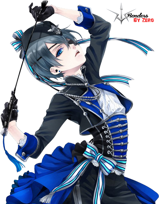 Download Ciel - Kuroshitsuji Ciel Phantomhive Render PNG Image with No ...