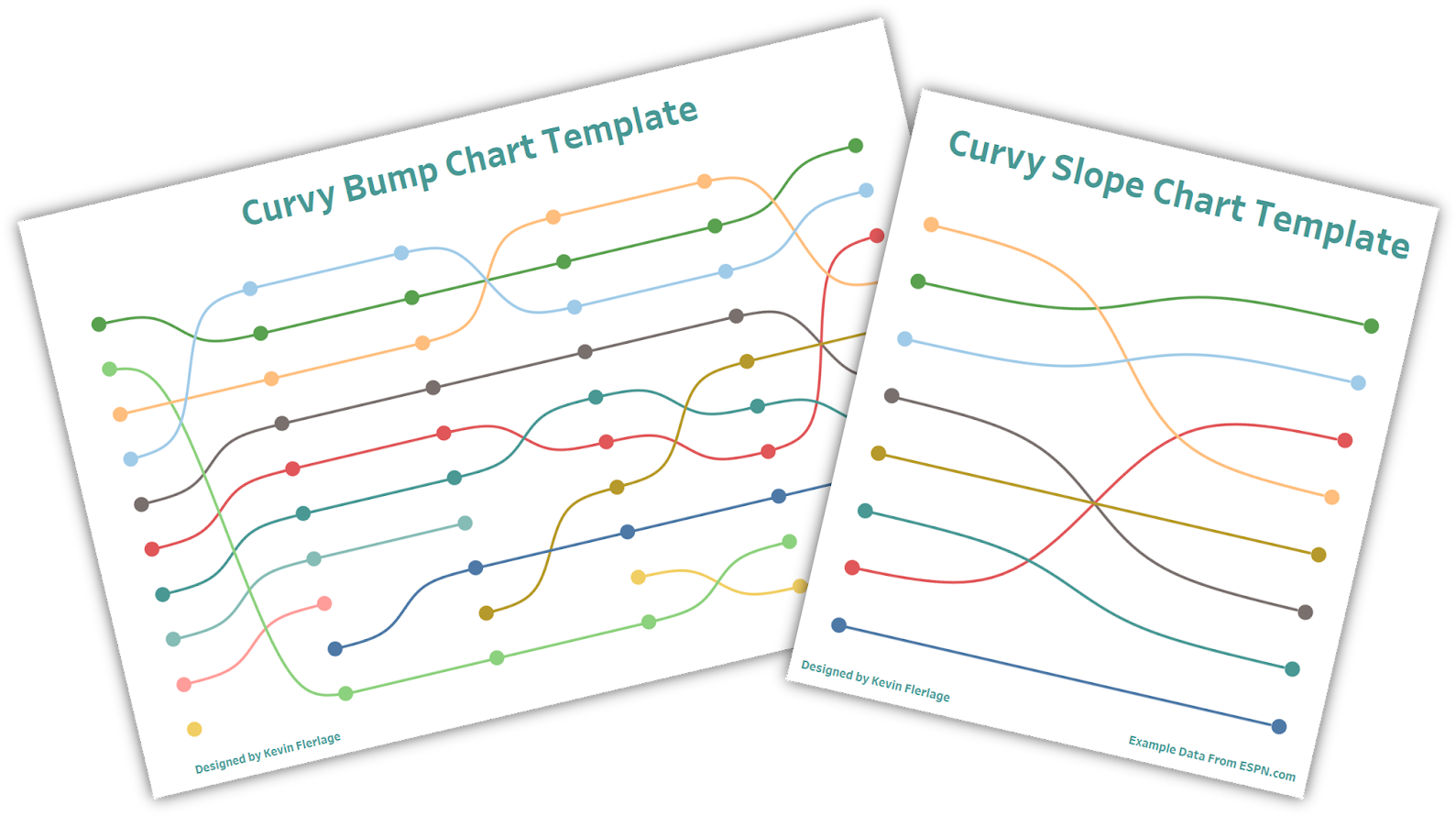 Curvy Bump Chart & Slope Chart Template - Diagram - Free Transparent ...