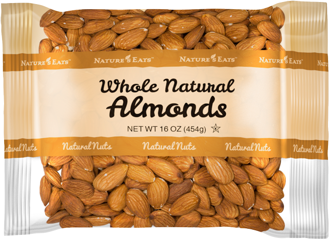 Almonds Whole Natural - Heb Honey Toasted Pecans - Free Transparent PNG ...