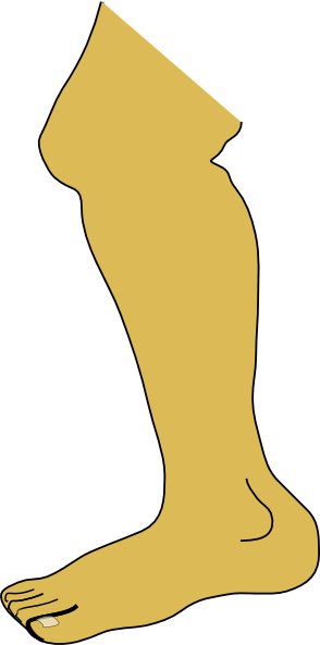 Download Svg Freeuse Left Leg Free On Dumielauxepices Net - Clipart Of ...