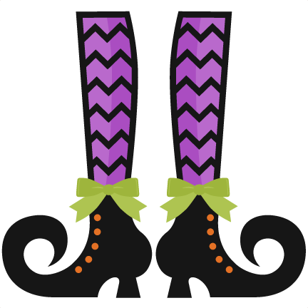 Legs Clipart Cute Halloween Witch - Witch Legs Png - Free Transparent ...