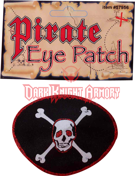 Classic Pirate's Eye Patch - Deluxe Pirate Costume Eye Patch One Size ...