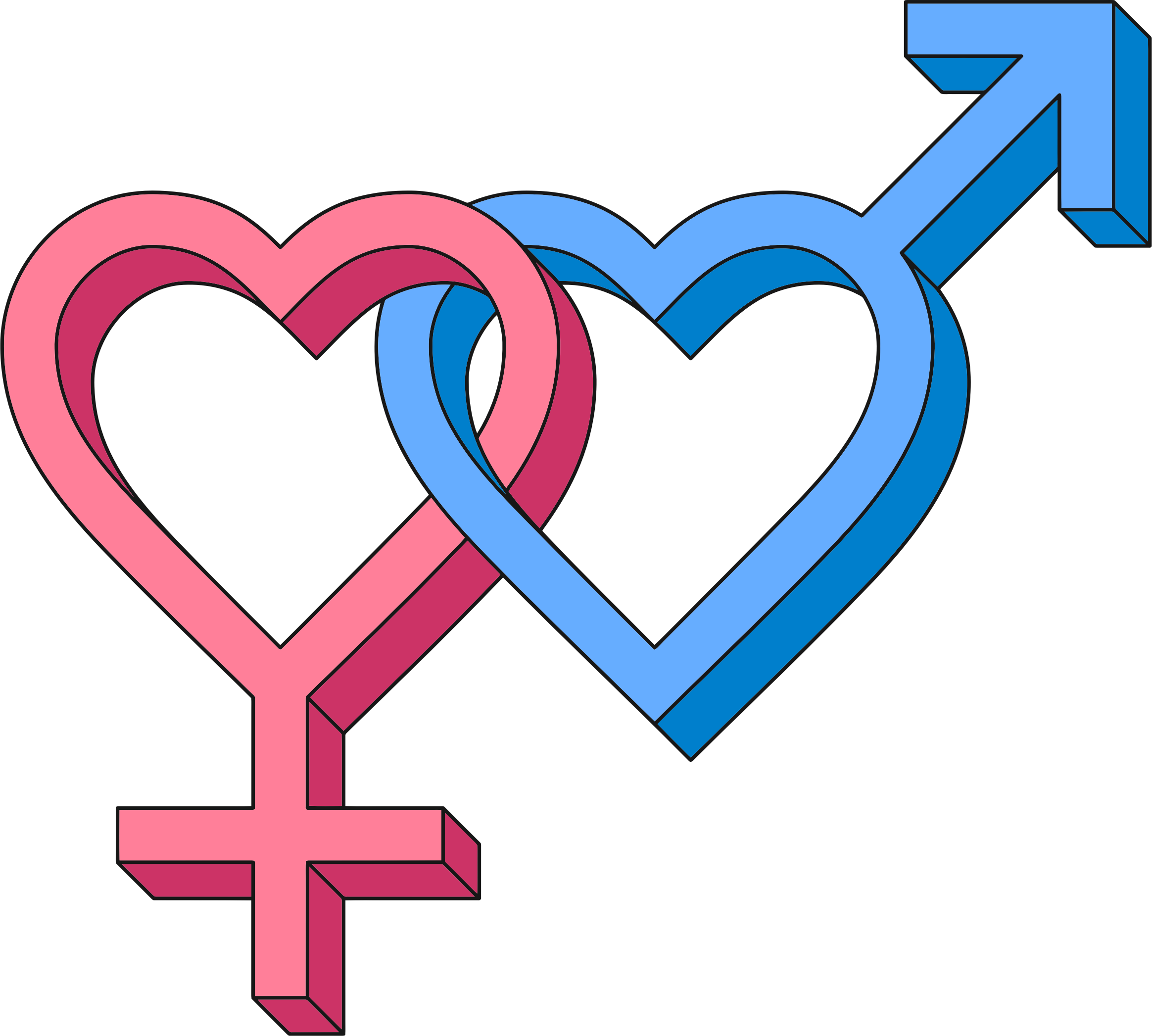 Download Gender Png Clipart - Heterosexual Symbol PNG Image with No ...