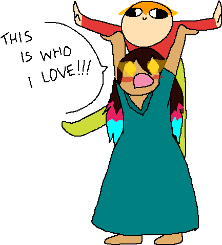 Download This Is Who I Love - Cartoon PNG Image with No Background ...