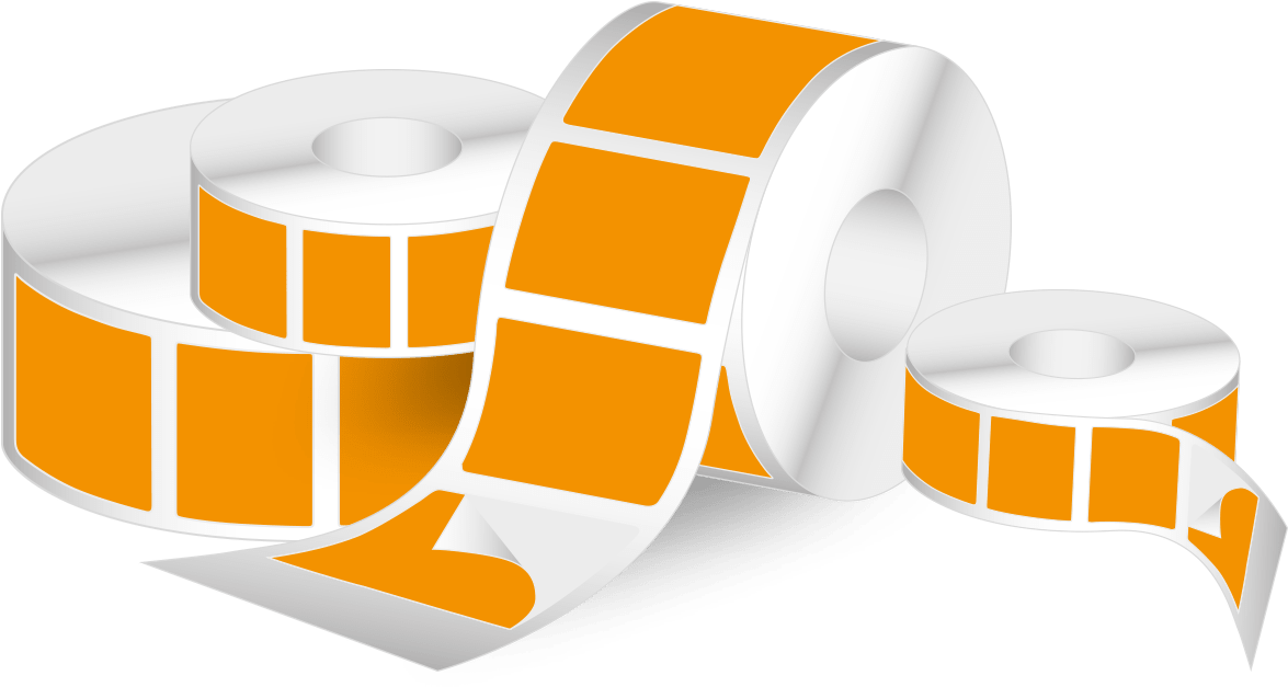 Download Blank Labels On Roll - Circle PNG Image with No Background ...