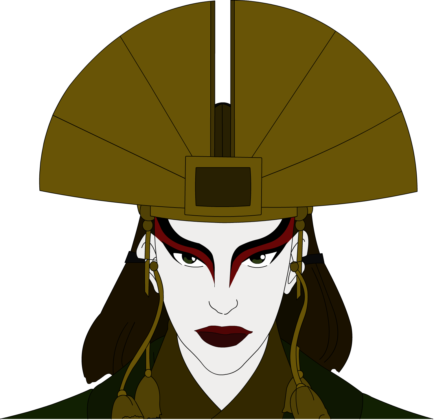 Download Thelastairbender - Avatar Kyoshi No Makeup PNG Image with No ...