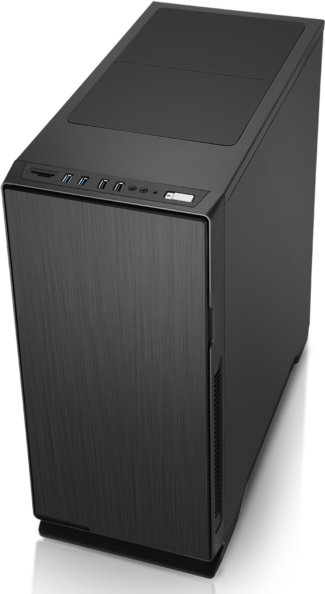 Gamemax Silent Miditower Black - Computer Hardware - Free Transparent ...