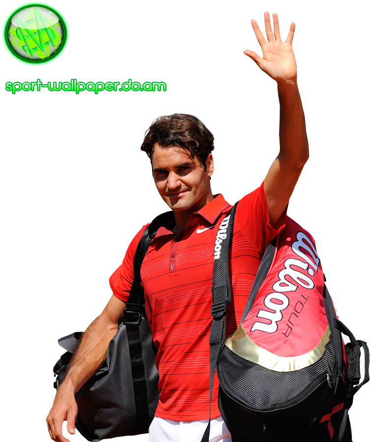 Download Federer Render Photo - Roger Federer French Open 2011 PNG ...