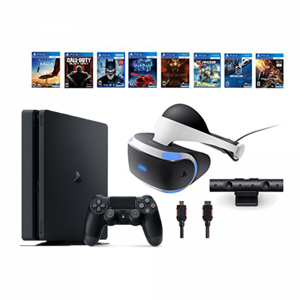 Download Playstation Vr Bundle 10 Items - Ps4 Vr Headset Games PNG ...