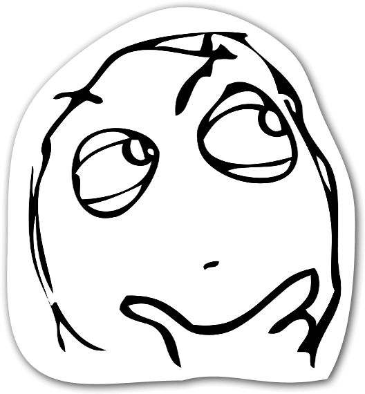 Memes Thinking Sticker - Free Transparent PNG Download - PNGkey