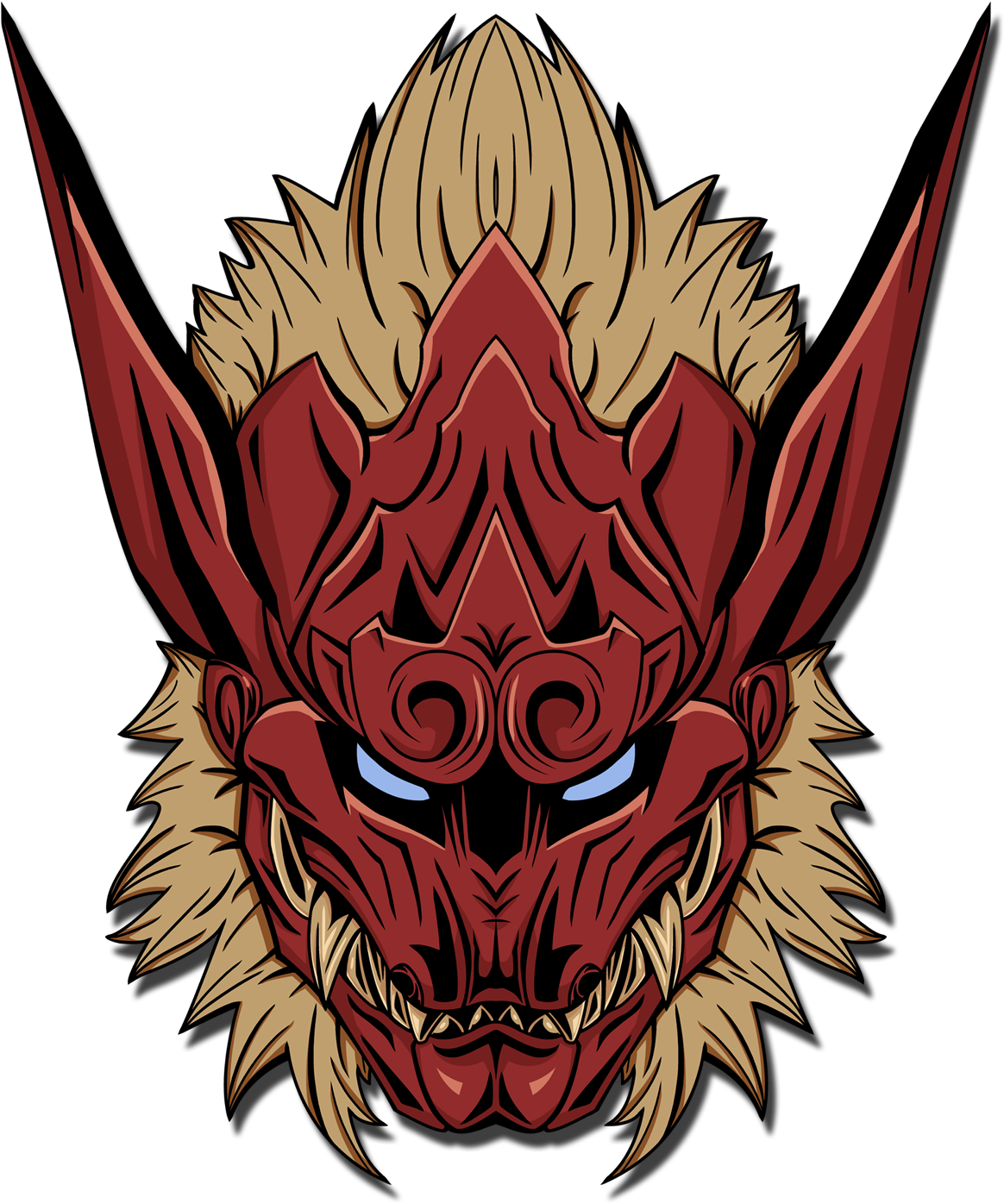 Download Image Of Odogaron Mask Alpha - Illustration PNG Image with No ...
