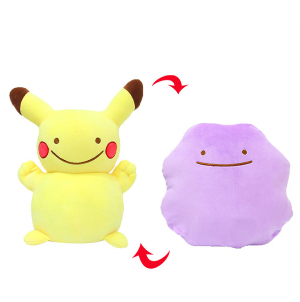 Pokemon Pikachu Plush Hugging Pillow - Ditto - Free Transparent PNG ...