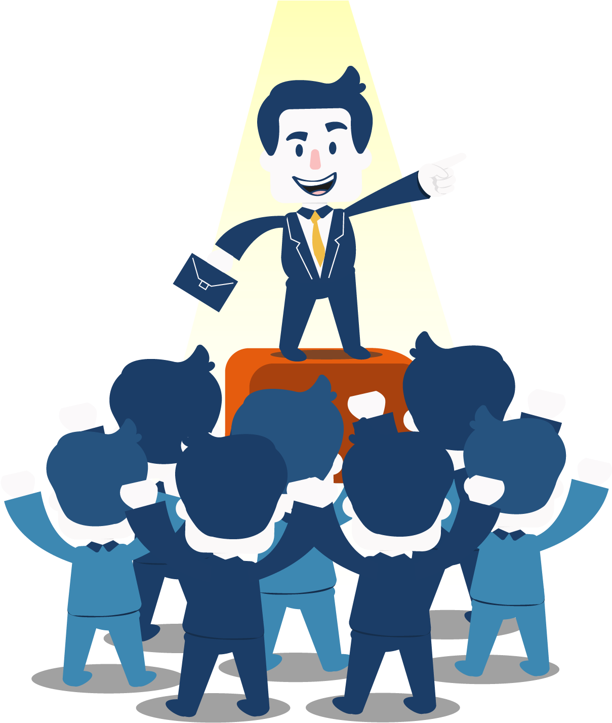 Download Liderazgo Nivel Directivo 01 Cartoon Png Image With No
