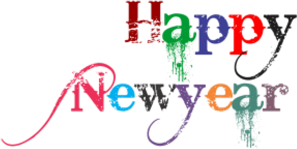 Happy New Year Clipart Transparent Background - Transparent Background ...