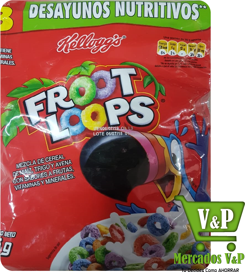 Download Cereal Kellogs Froot Loops 138gr - Toy PNG Image with No ...