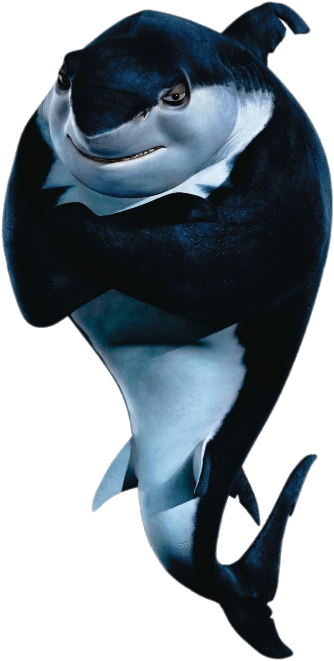 Download At The Movies - Shark Tale Bad Shark PNG Image with No ...