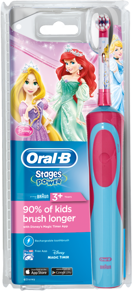 Download Oral-b Stages Power Kids Electric Toothbrush Disney - Oral B ...