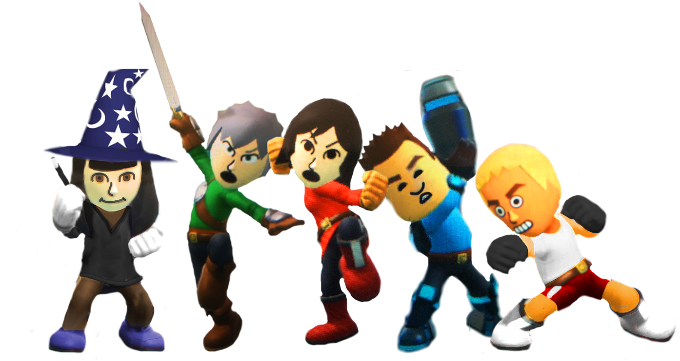 Miifightersssb5 - Mii Fighter Mage - Free Transparent PNG Download - PNGkey
