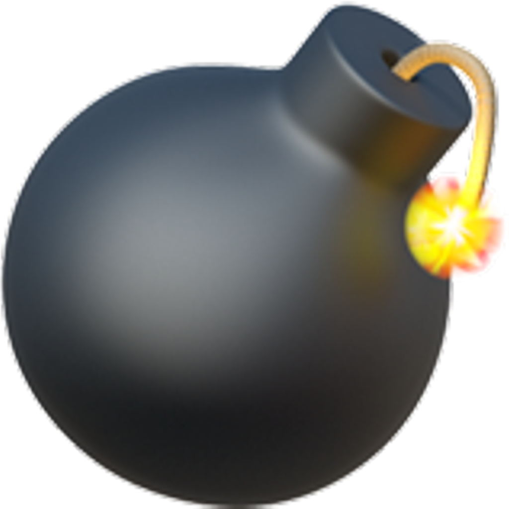 Iphone Bomb Emoji - Free Transparent PNG Download - PNGkey