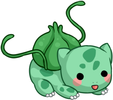 Download Pokemon, Bulbasaur, Cute, Kawaii, Chibi - Kawaii Bulbasur Gif ...