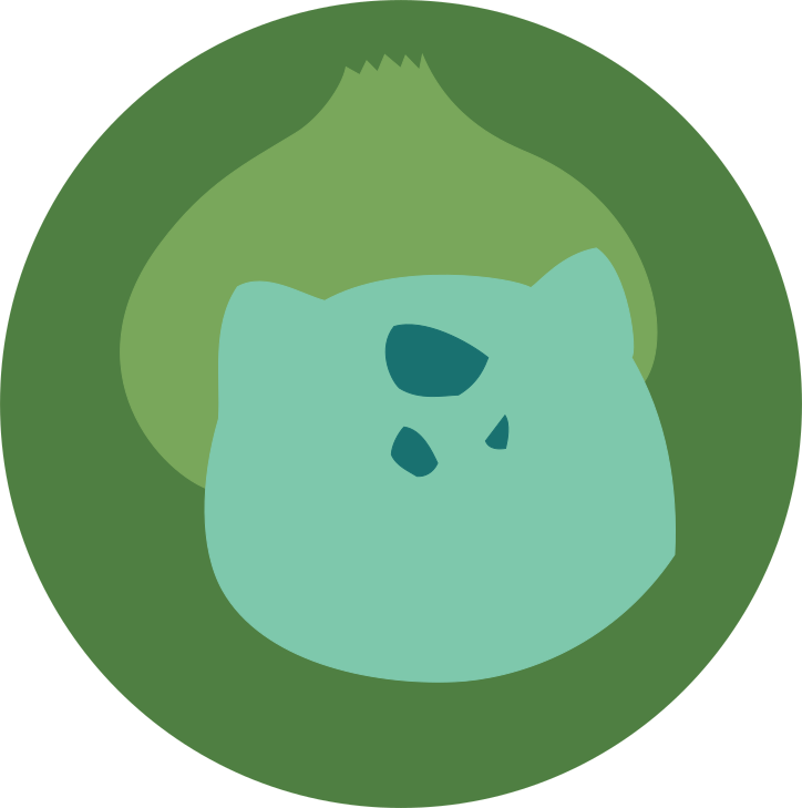 Download Minimalist Bulbasaur Icon - Bulbasaur Icon PNG Image with No ...