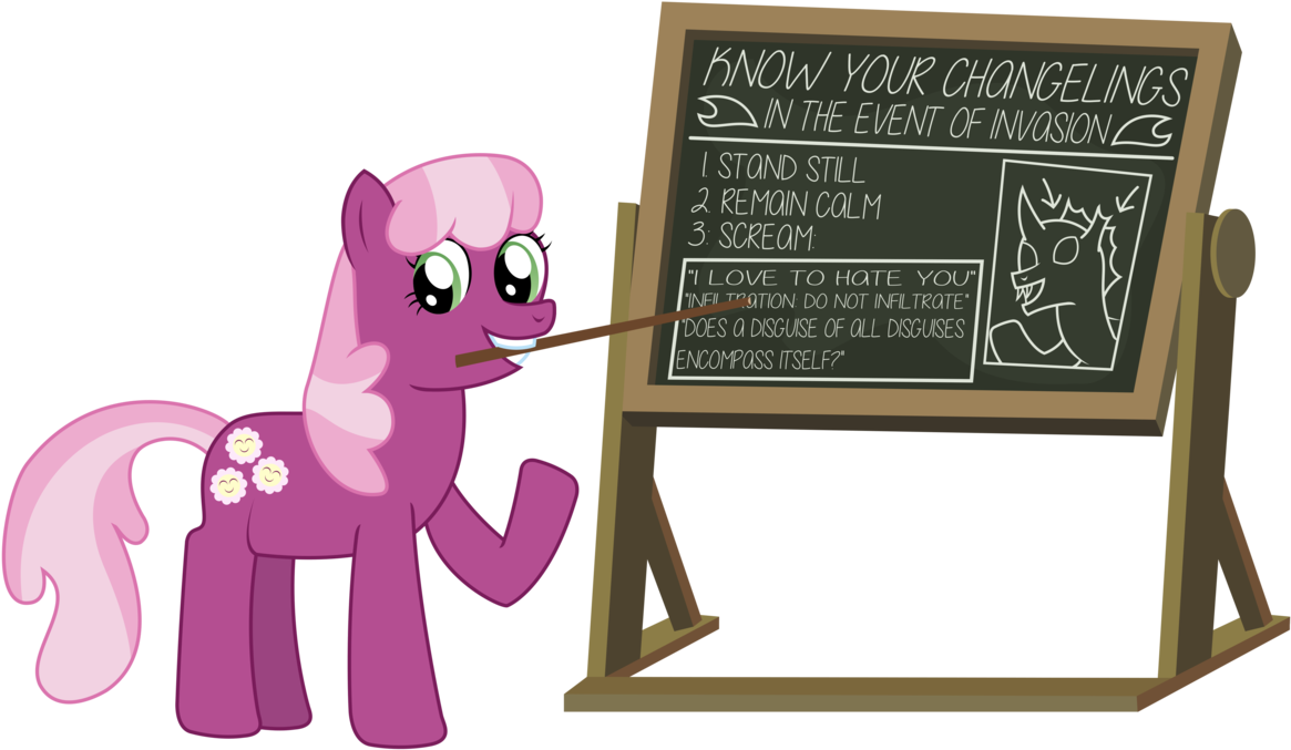 Download Sketchmcreations, Chalkboard, Changeling, Cheerilee, - Artist ...