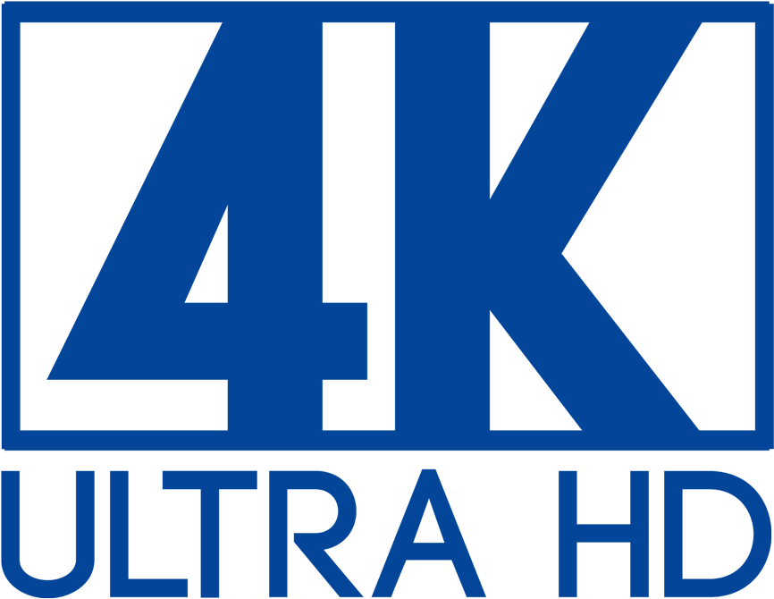 4k Ultra Hd Logo - Tan - Free Transparent PNG Download - PNGkey