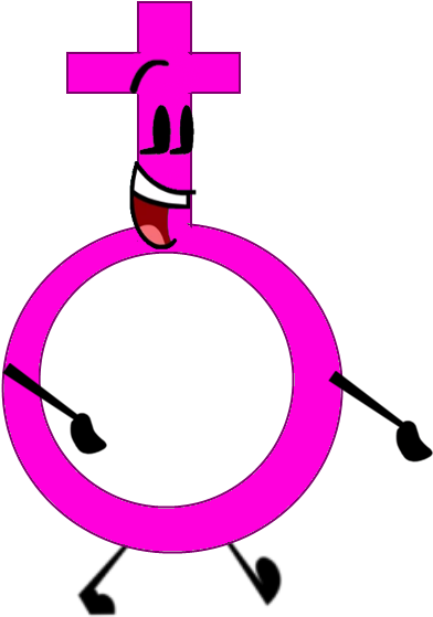 Female Symbol - Bfdi Female Sign - Free Transparent PNG Download - PNGkey