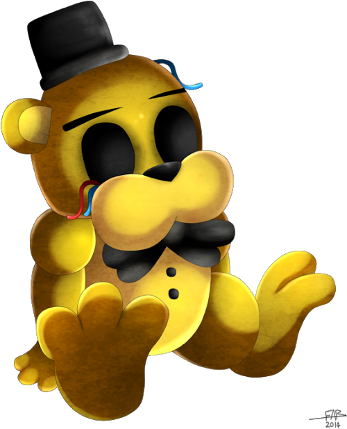 Download Fnaf 2 Golden Freddy Cute PNG Image with No Background ...