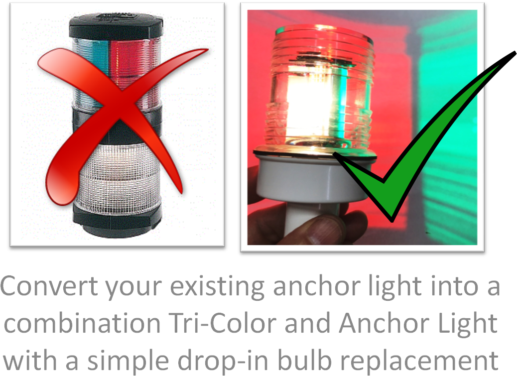 Download Led Tri-color And Anchor Light Combination Bulb - Flyer PNG ...